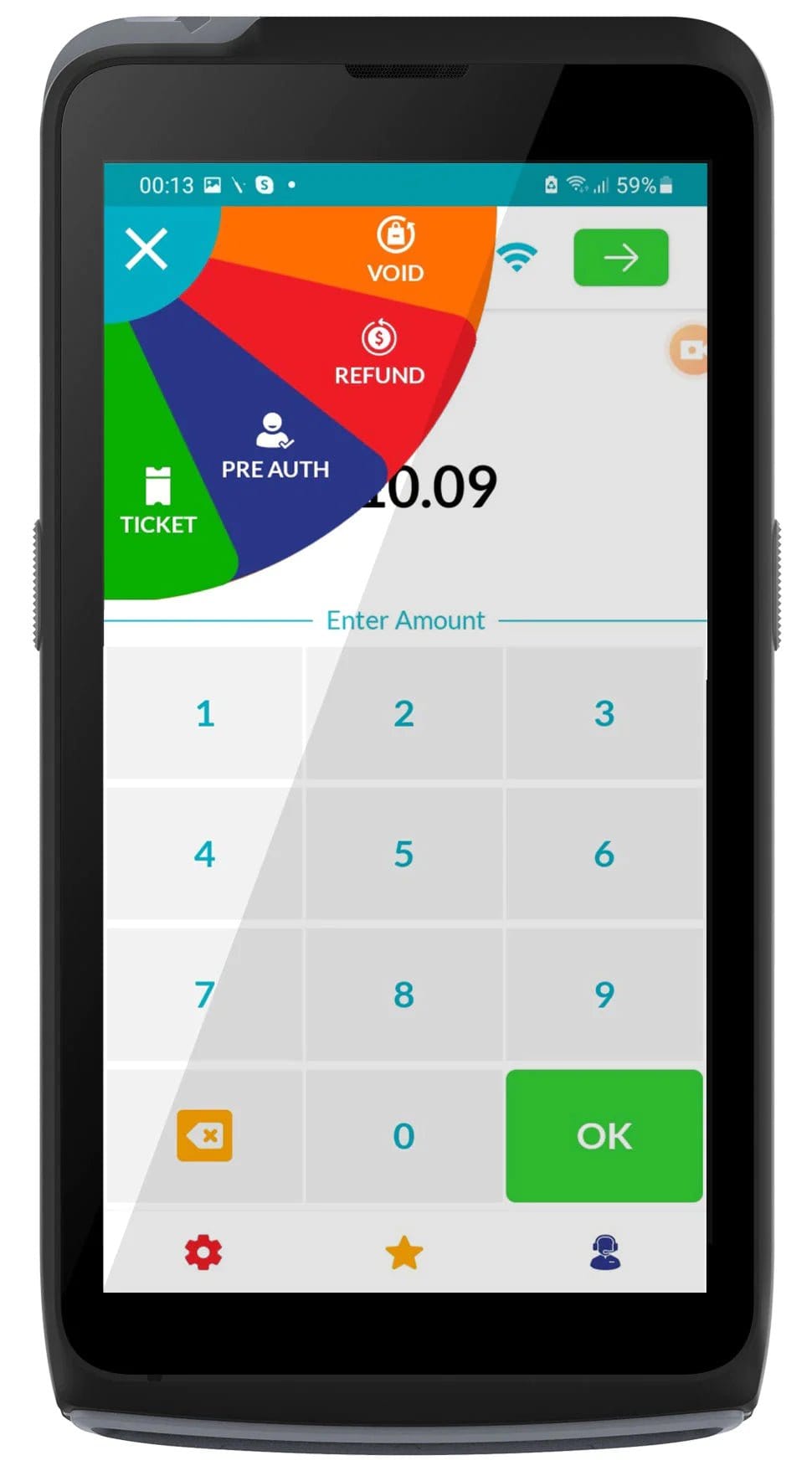 Dejavoo P5 Handheld Wireless Terminal – All-Star Terminals