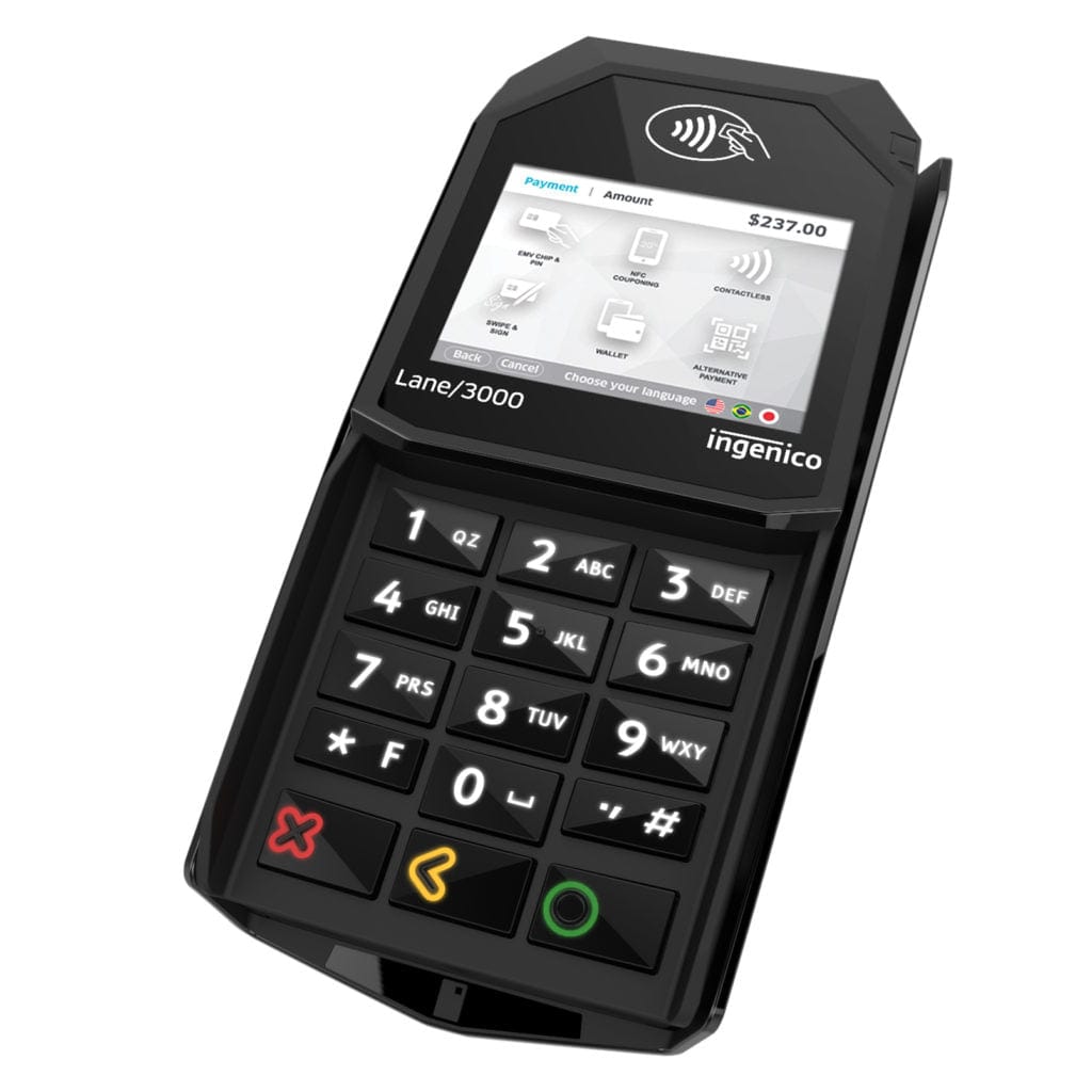 Ingenico Lane 3000 Countertop PIN Pad Terminal | EMV NFC – All-Star ...